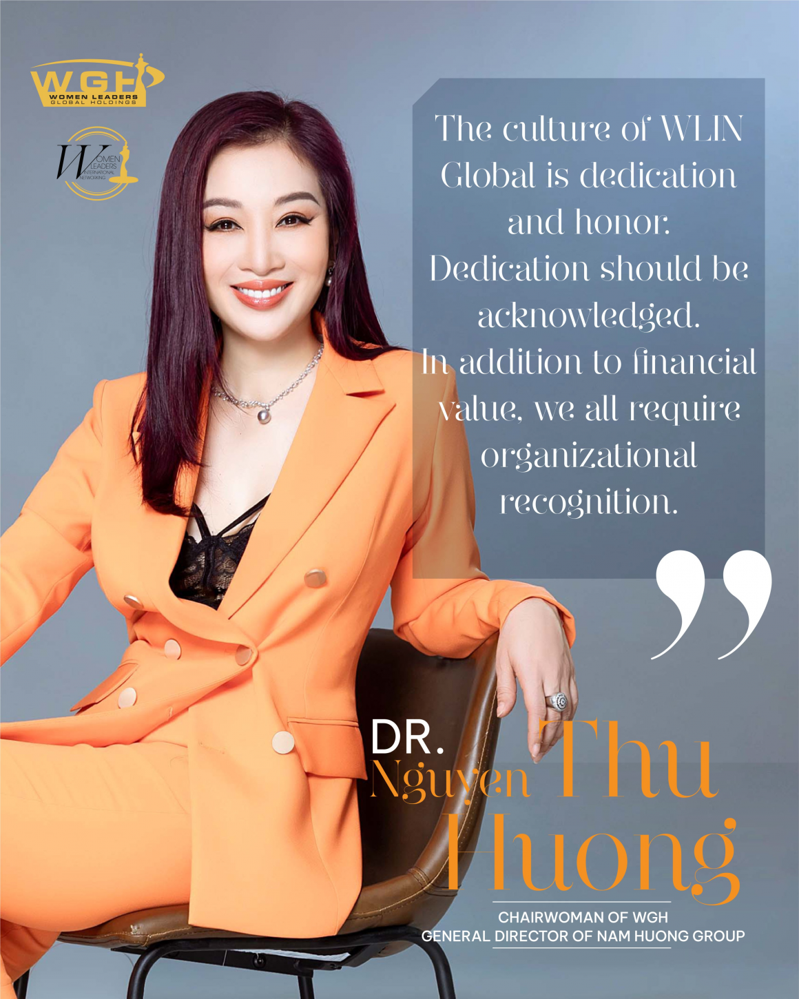 Dr. Nguyen Thu Huong: “The acceptance of the community and society ...