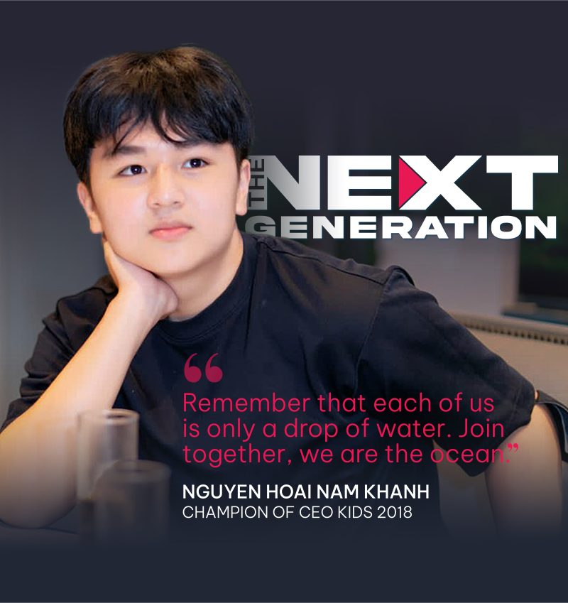 Nguyen Hoai Nam Khanh: Living is not only all about receiving but also about knowing how to give ...
