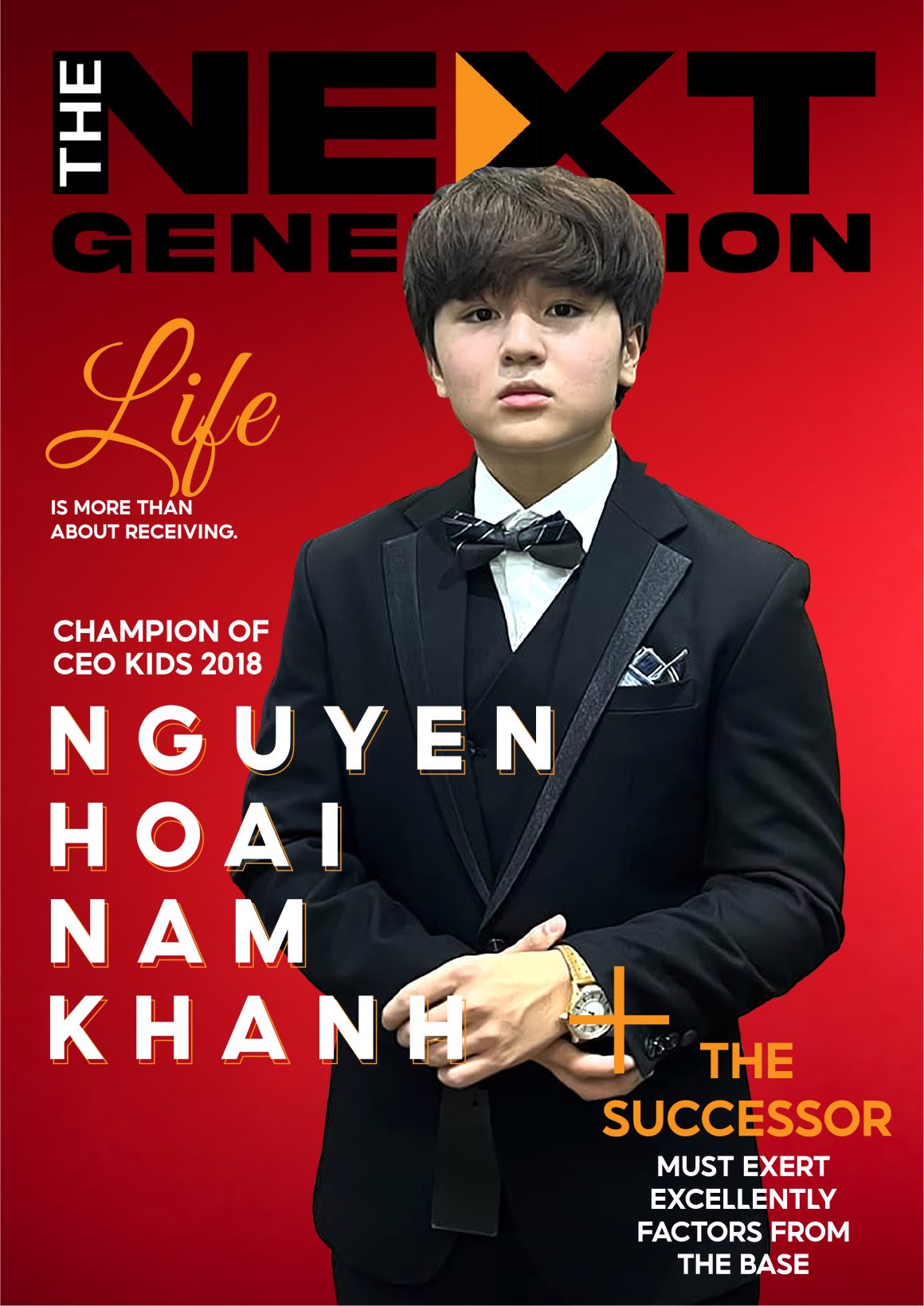 Nguyen Hoai Nam Khanh: Living is not only all about receiving but also ...